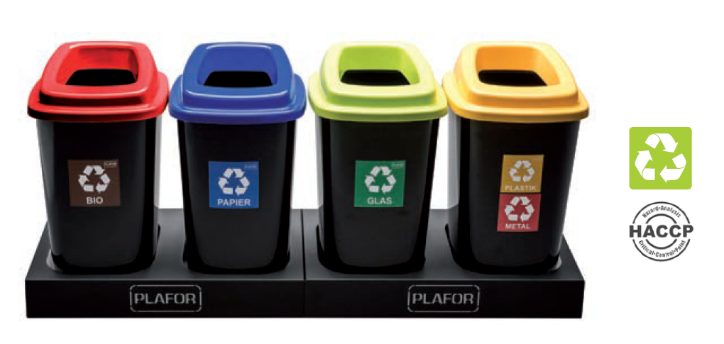 ΒΑΣΗ ΚΑΔΩΝ ΑΠΟΡΡΙΜΑΤΩΝ ΑΝΑΚΥΚΛΩΣΗΣ ΜΕΤΑΛΛΙΚΗ 2 ΘΕΣΕΩΝ - Exoplismos LX